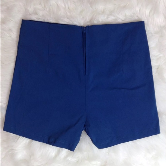 Maude | Shorts | Maude Blue High Waist Sailor Shorts Medium | Poshmark